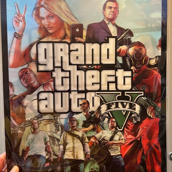 Wall Decor | Grand Theft Auto V 3d Poster | Poshmark